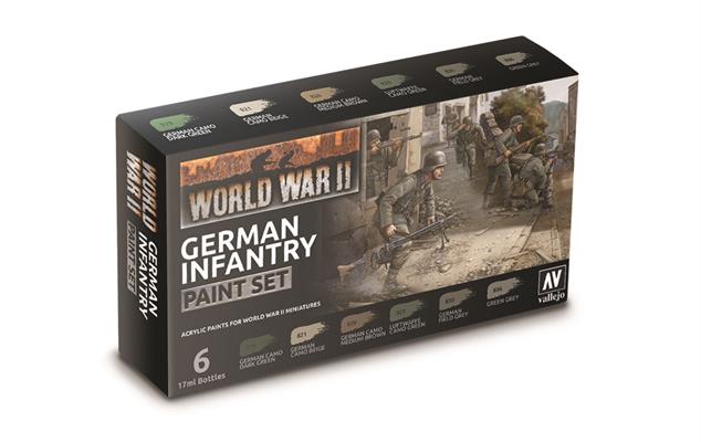 WWII German Infantry Paint Set – AFK Games